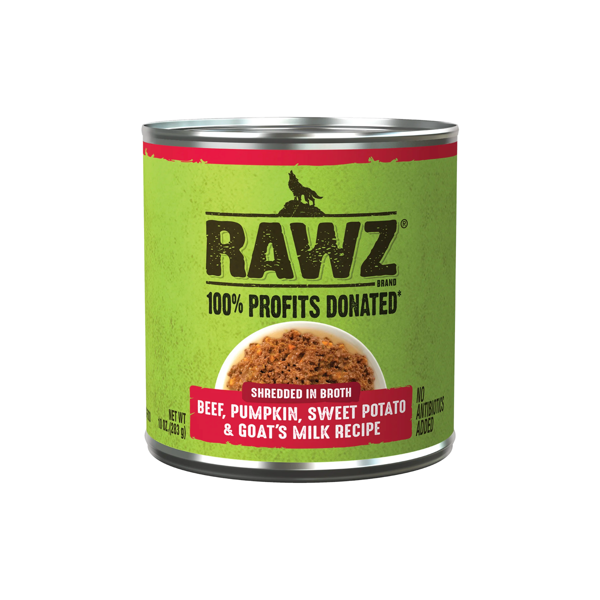 RAWZ Shredded Beef, Pumpkin, Sweet Potato & Goat's Milk Recipe Dog Foo – Paws on Chicon
