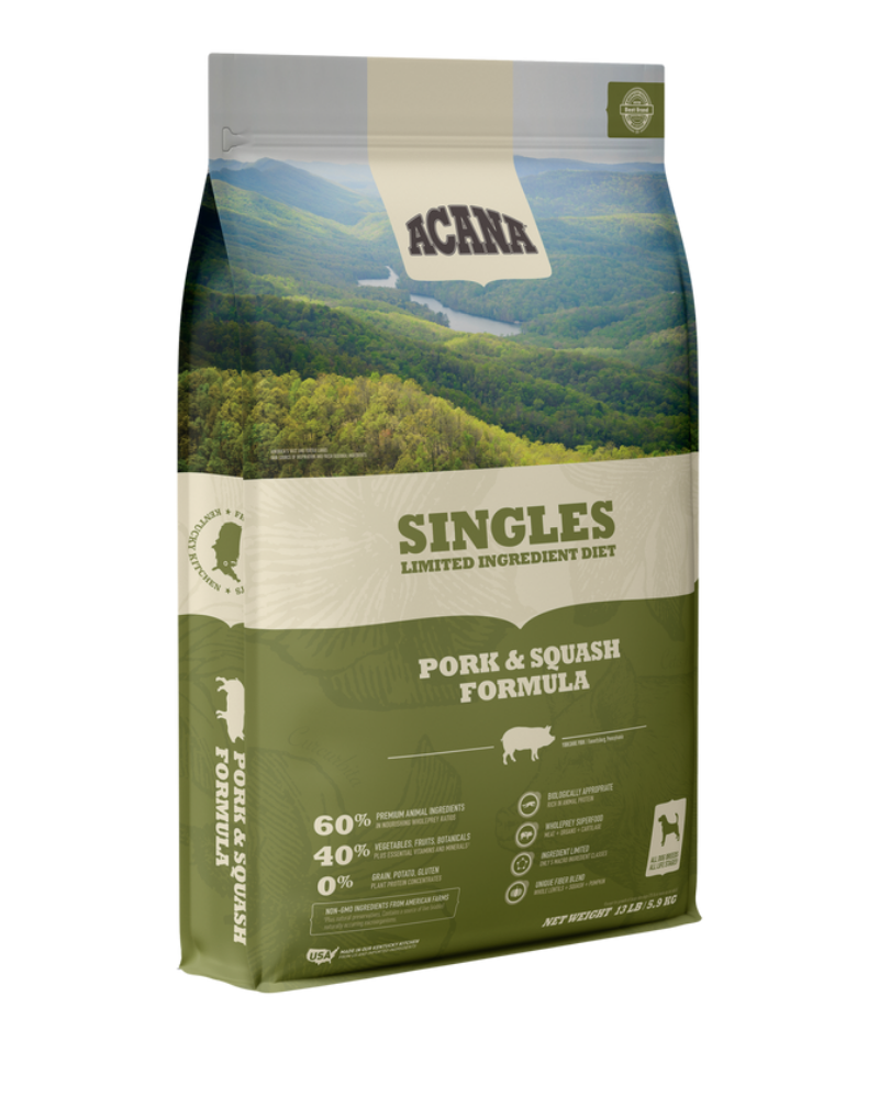 Acana Singles Pork & Squash Dog Food in Austin, TX – Paws on Chicon