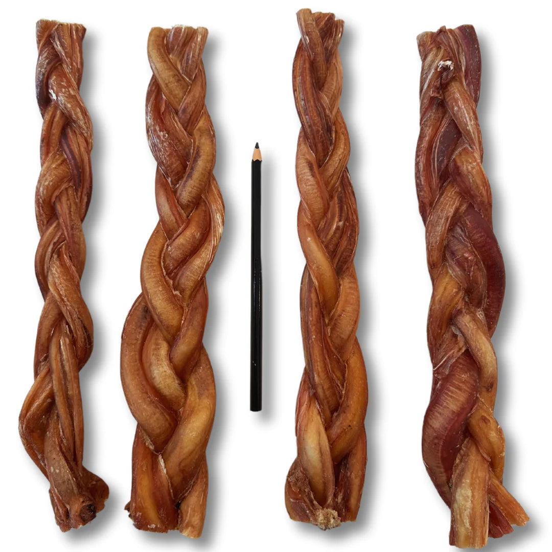 Bulk - Monster Braided Bully Stick 12" – Paws on Chicon