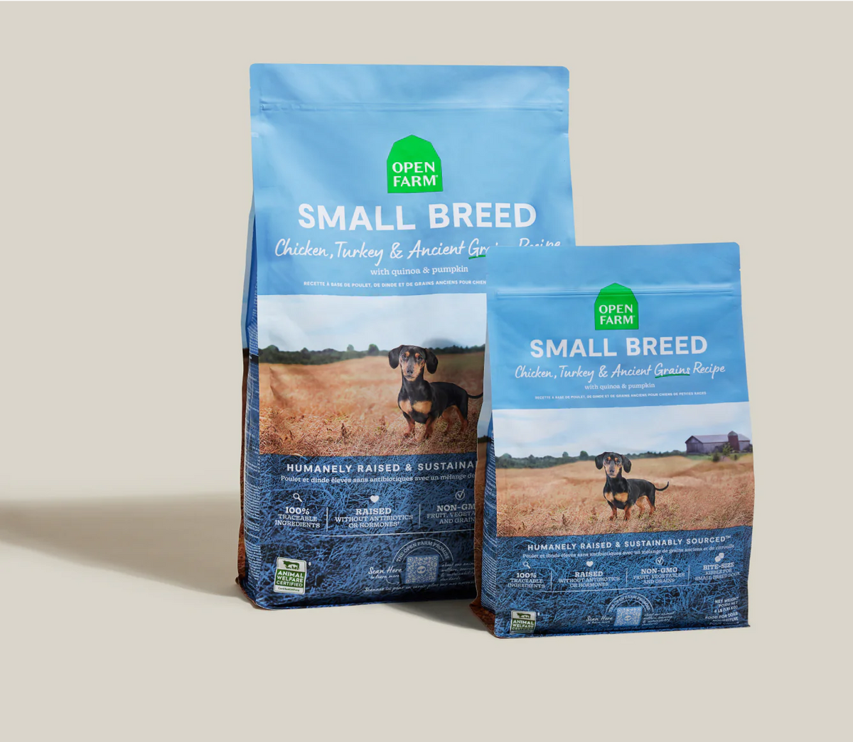 OPEN FARM Small Breed Ancient Grains Dog Kibble – Paws on Chicon