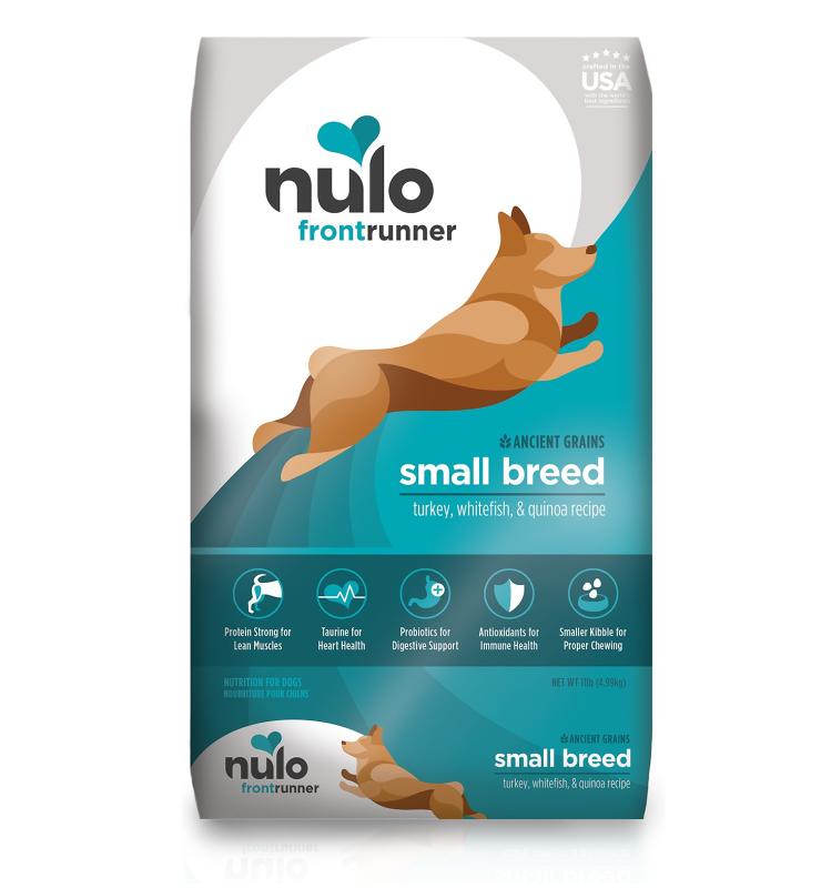 Nulo Frontrunner High-Protein Kibble For Small Breeds Turkey, Whitefis ...