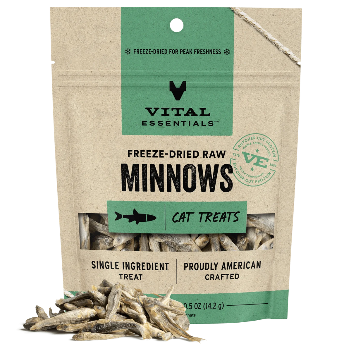 VITAL ESSENTIALS FREEZE-DRIED MINNOWS CAT TREATS – Paws on Chicon