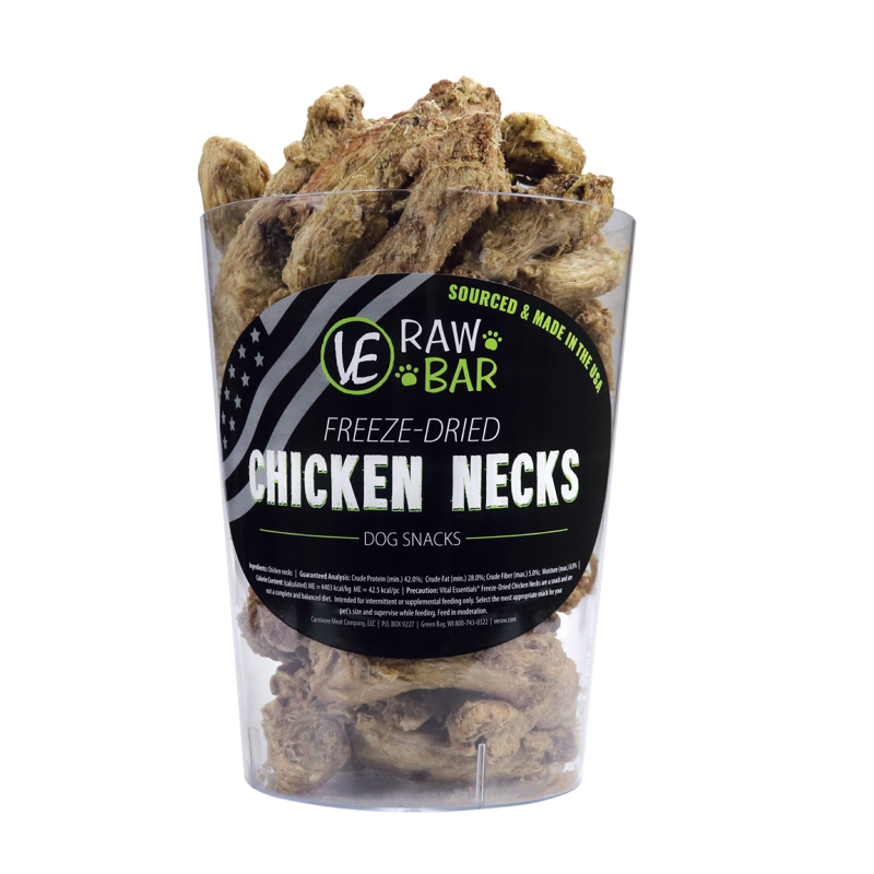 FREEZE DRIED VITAL ESSENTIALS CHICKEN NECK – Paws on Chicon