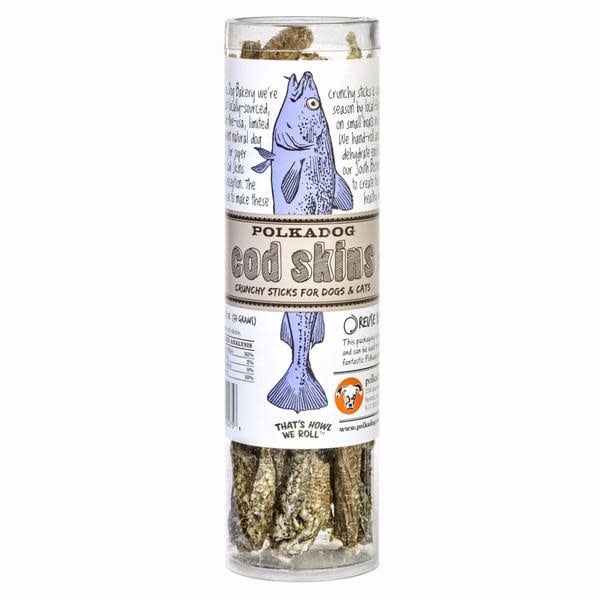 POLKA DOG COD SKIN JERKY TUBE – Paws on Chicon